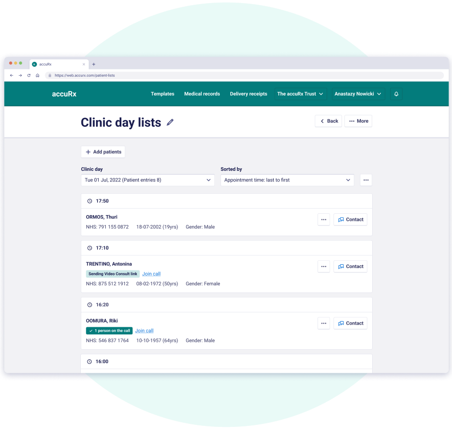 Accurx for Integrated Care